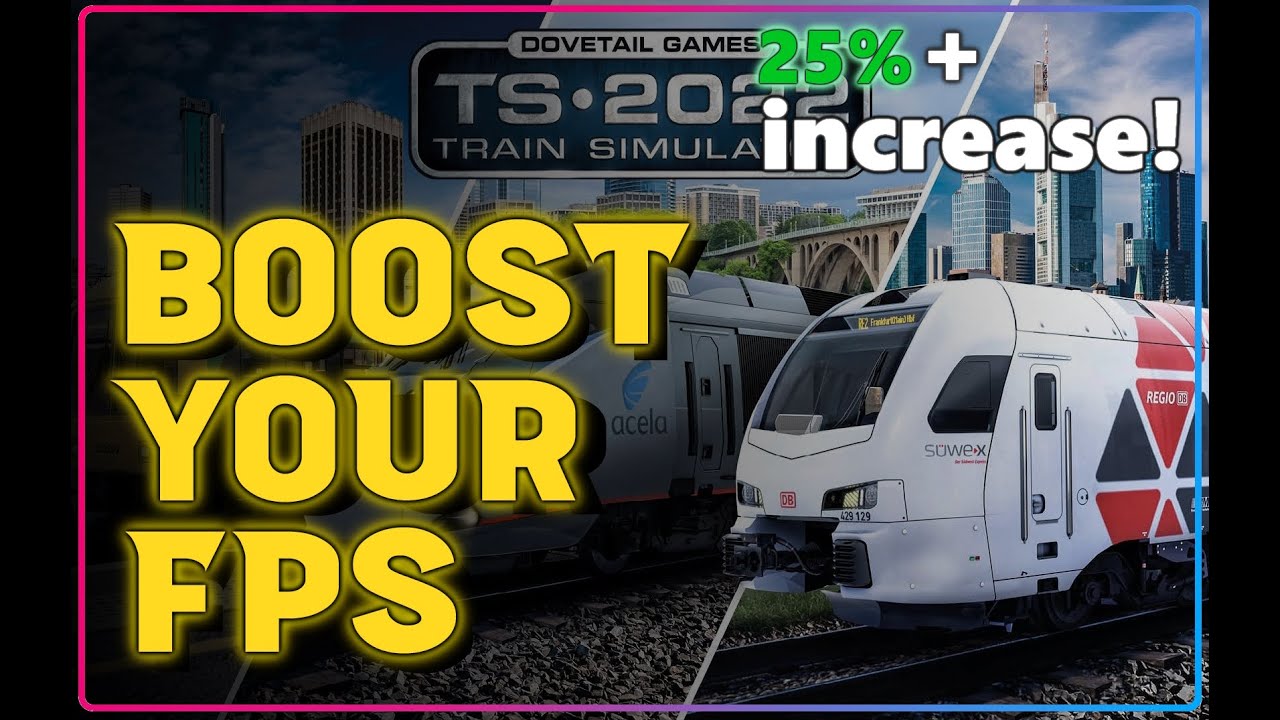 Train simulator classic Fps boost using dxvk! 25% increase in fps - YouTube