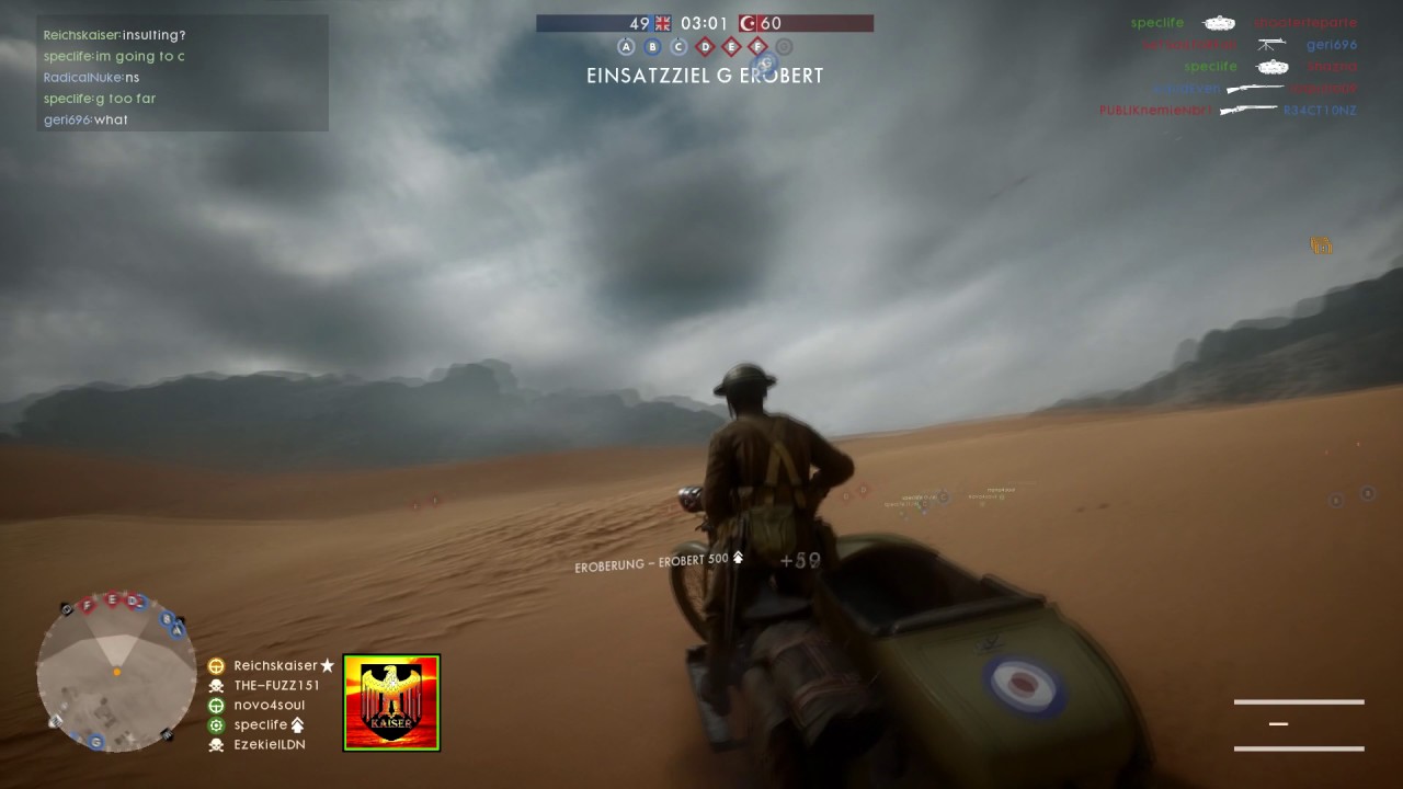 BF1 Motorcycle disappears - YouTube