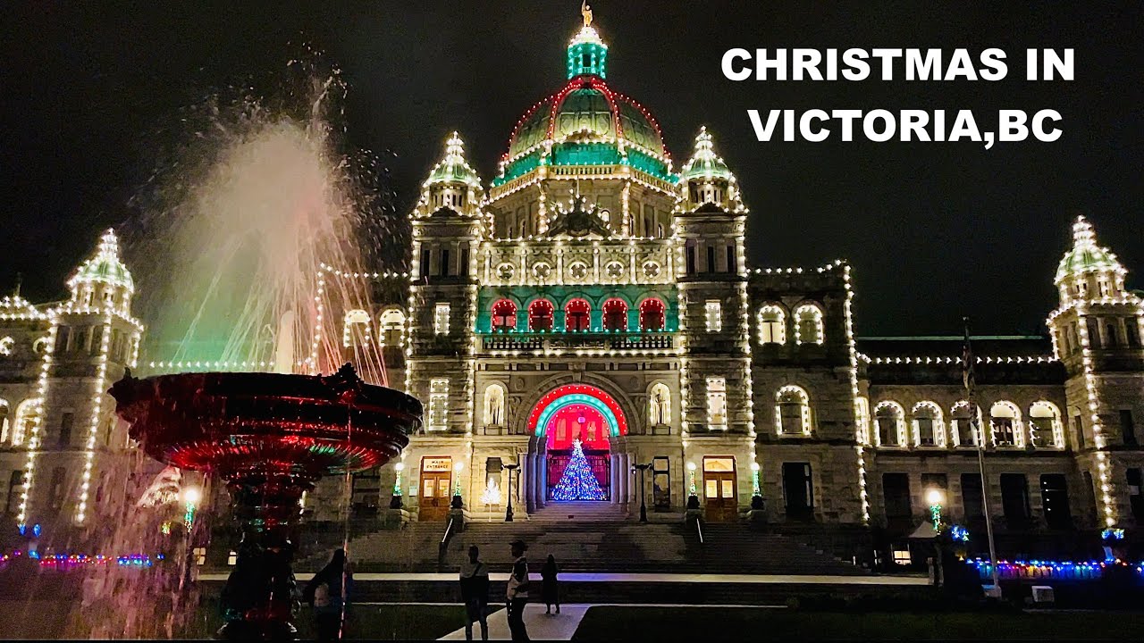 🇨🇦[4k] Christmas in Victoria Downtown ,BC, Canada, Dec 2023 - YouTube