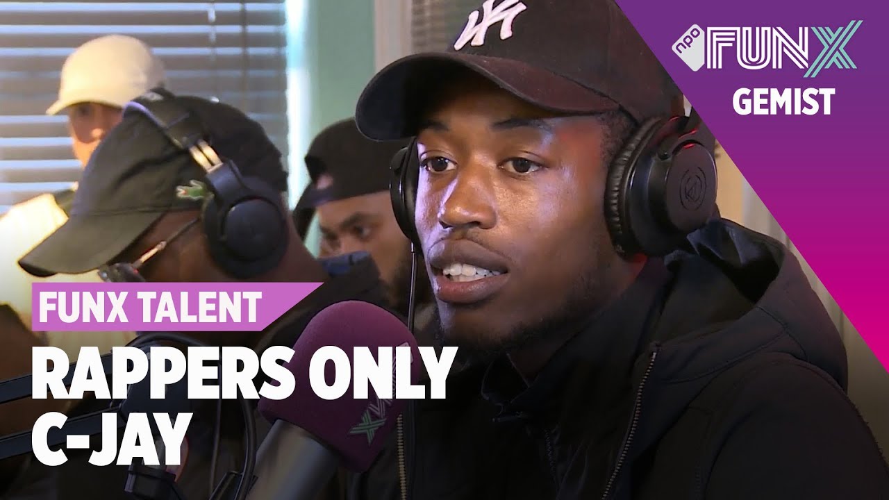 C-Jay rapt op DRIE BEATS | FunX Talent Rappers Only | Tweede Ronde ...
