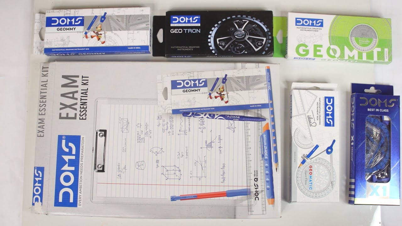 Biggest Collection of Doms Stationery - Dark Pencils, Sharpeners, Wax ...