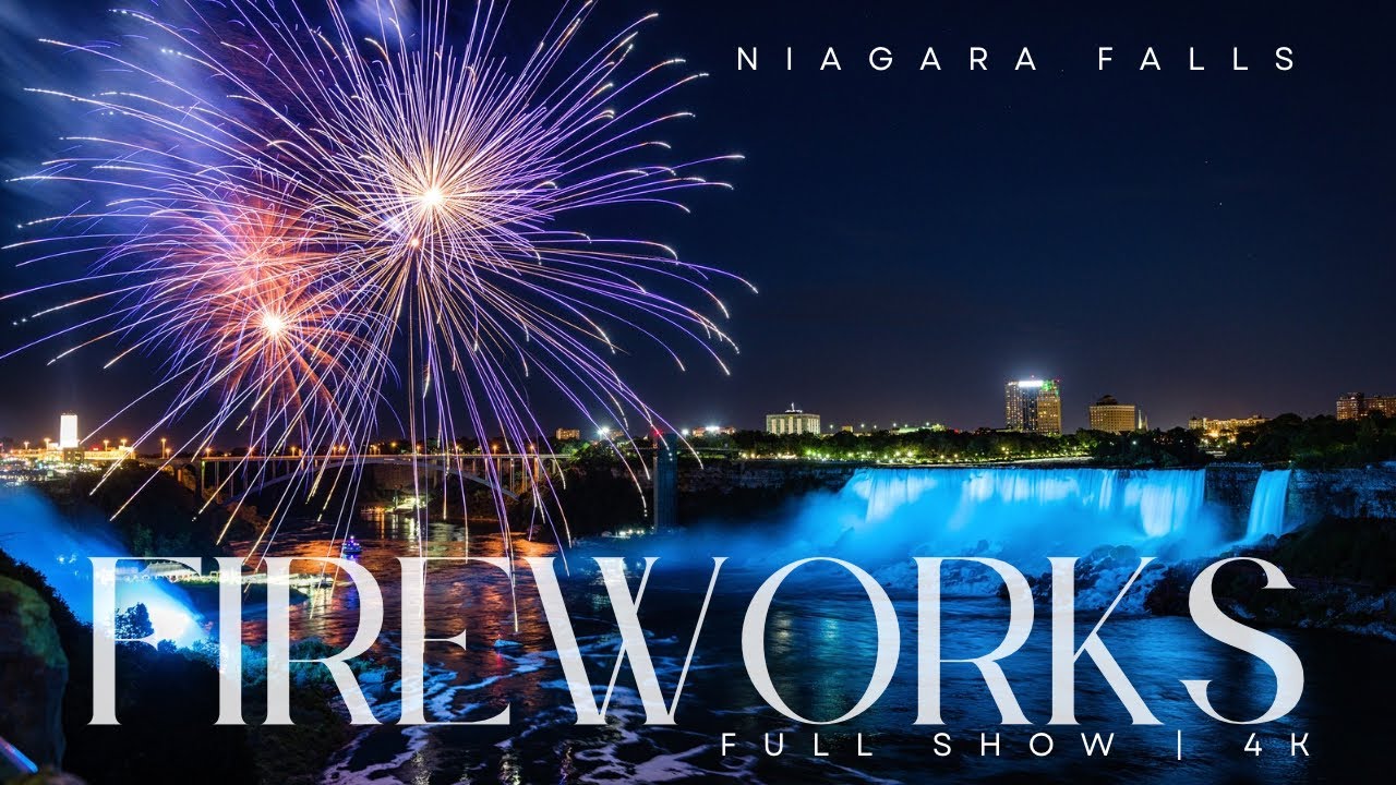 Niagara Falls Fireworks full show | 4K Video - YouTube
