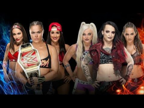 Ronda rousey destroys the riott squad at WWE Super Showdown 2018