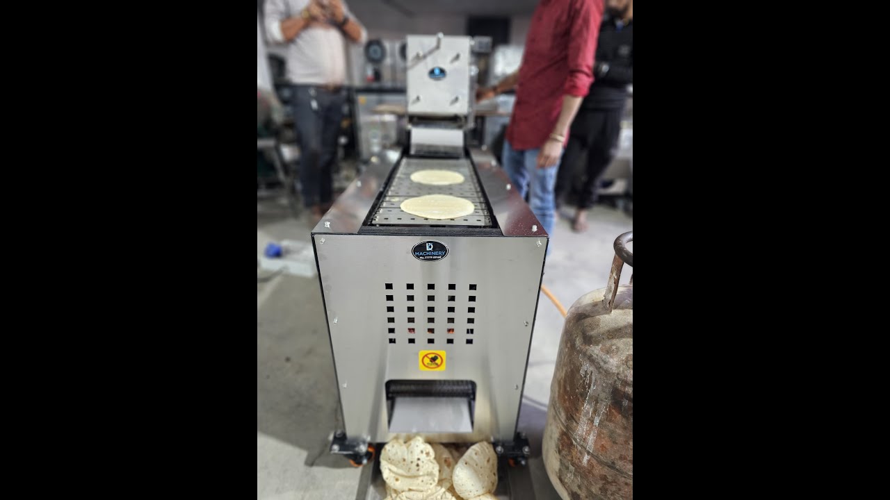 SMALL AUTOMATIC CHAPATI MAKING MACHINE - YouTube