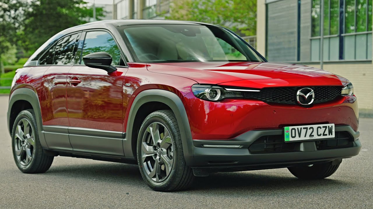 2023 Mazda MX-30 Exclusive-Line | Driving, Exterior & Interior - YouTube