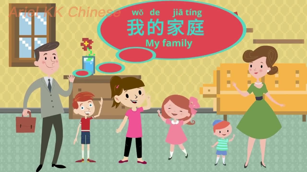 我的家庭｜你家有几口人｜Chinese Learning｜Chinese for Beginners｜How many people in ...
