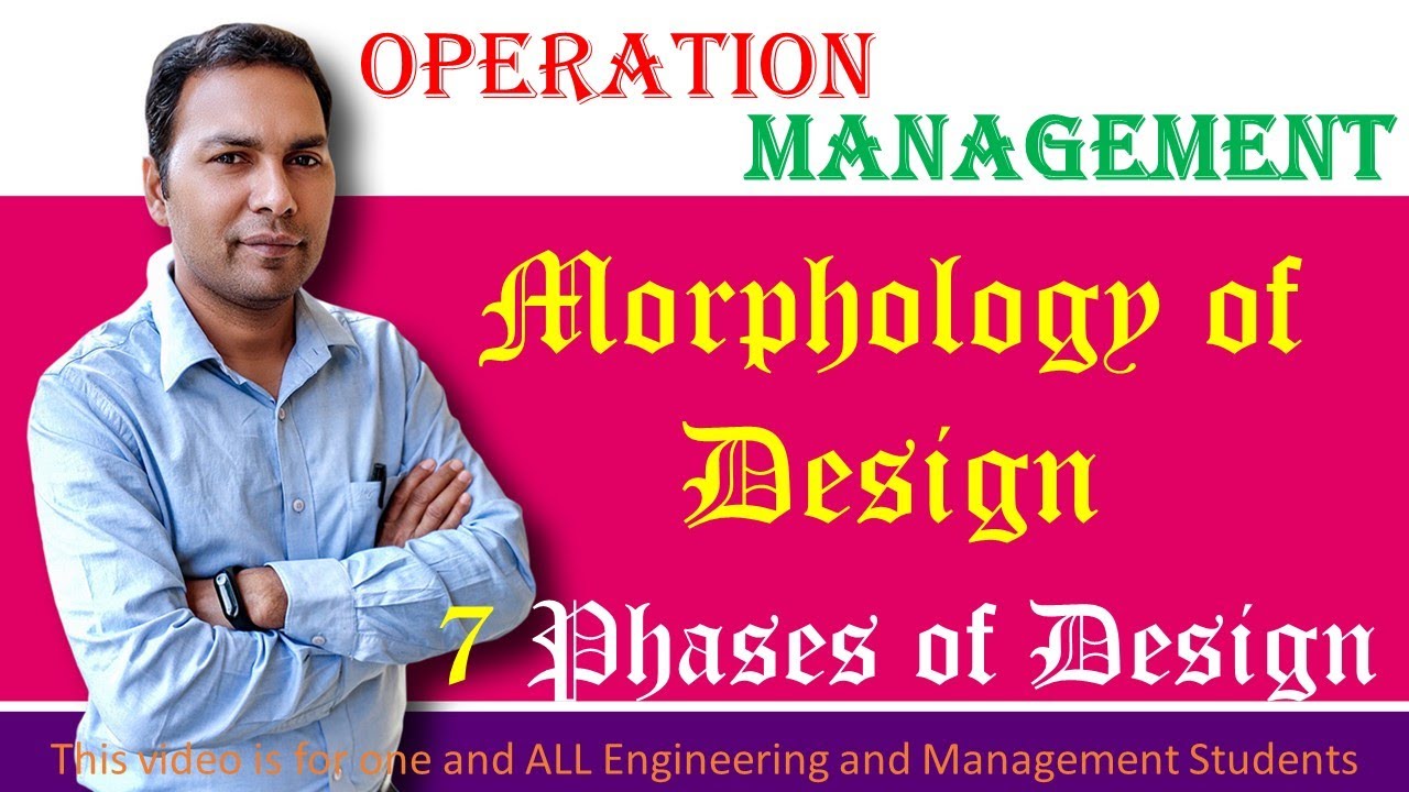 OM(Lect No.14) Morphology of Design ! Product Design ! 7 Phases of ...
