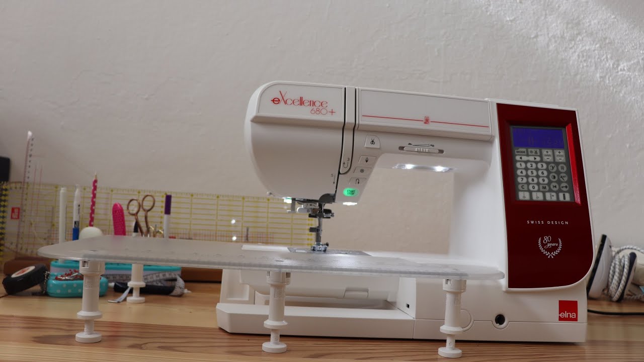 [présentation de machine - La Elna eXcellence 680+ - YouTube
