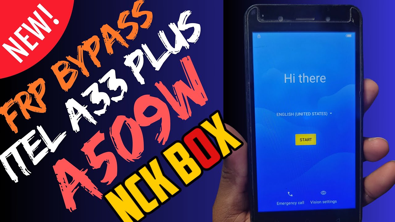 ️FRP BYPASS ITEL A33 PLUS A509W - REMOVER CONTA GOOGLE (LASTED) ️ - YouTube