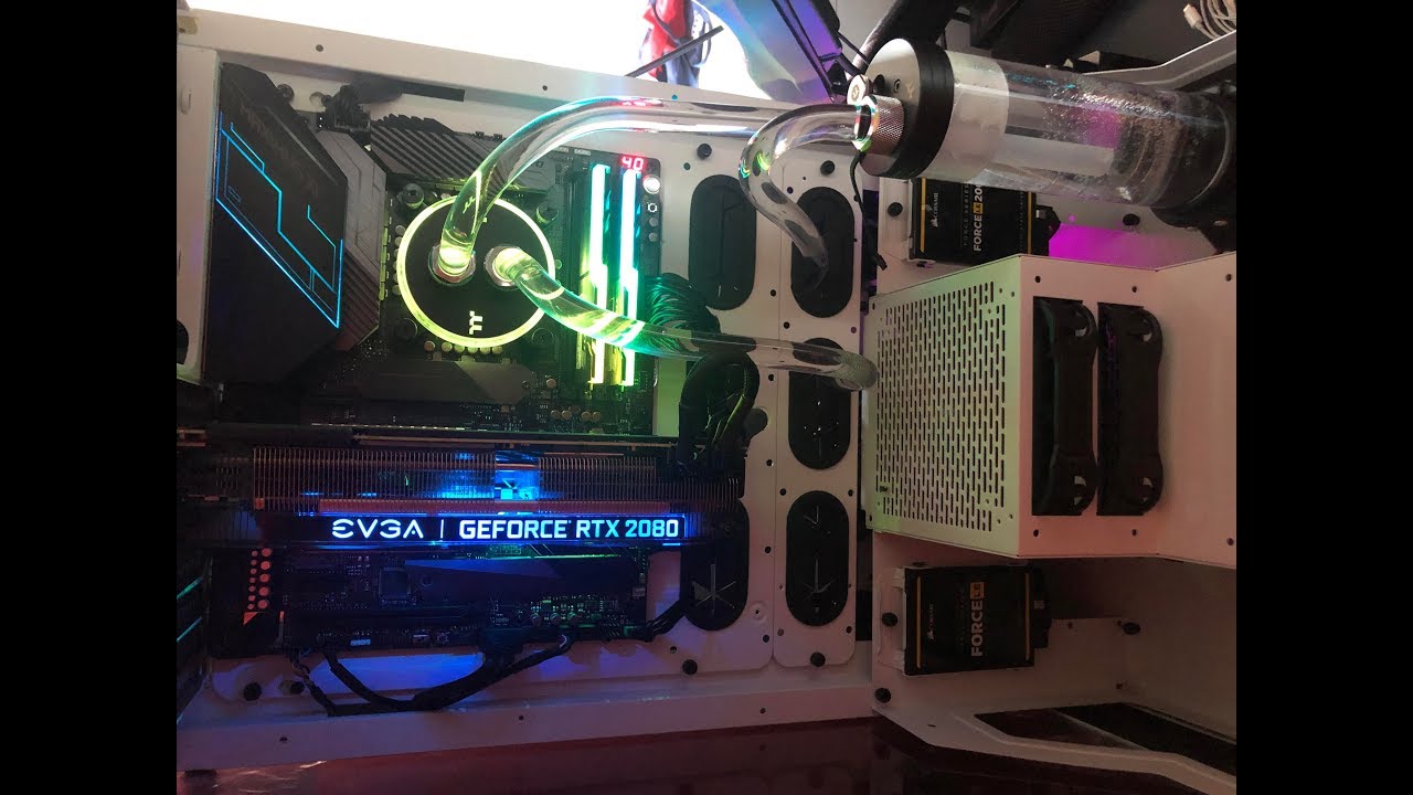 Projet Frigo partie 1 - Custom Water Cooled PC Build - Time lapse - YouTube