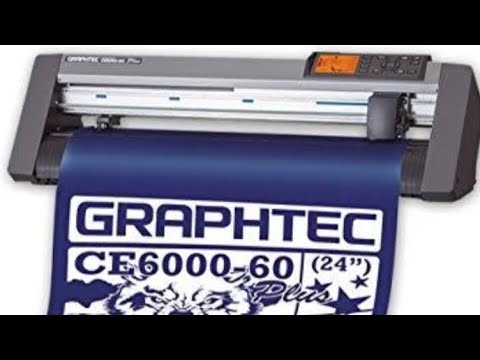 how to use graphtec cutting plotter ce6000-60 in telugu - YouTube