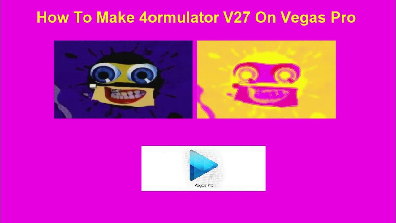 How To Make 4ormulator V27 On Sony Vegas Pro - YouTube