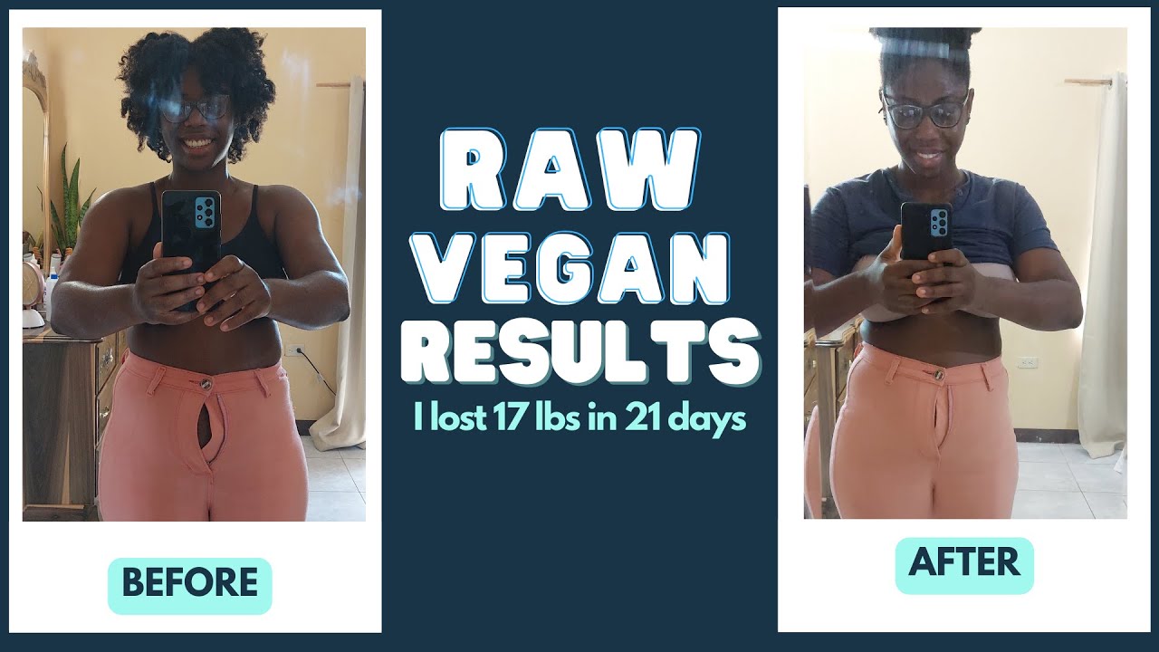 MY 21 DAY RAW VEGAN CHALLENGE RESULTS - YouTube