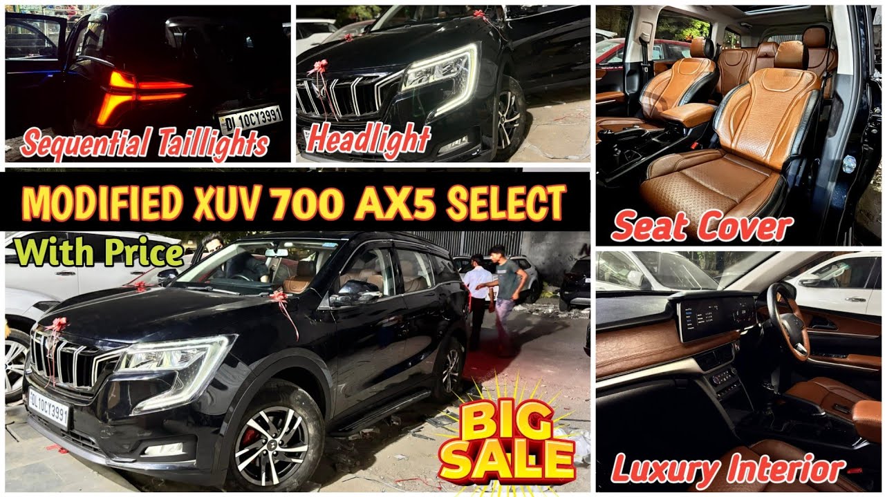 2024 Xuv 700 Ax5 Select Modified With Price 🔥 Xuv 700 Modified Smart ...
