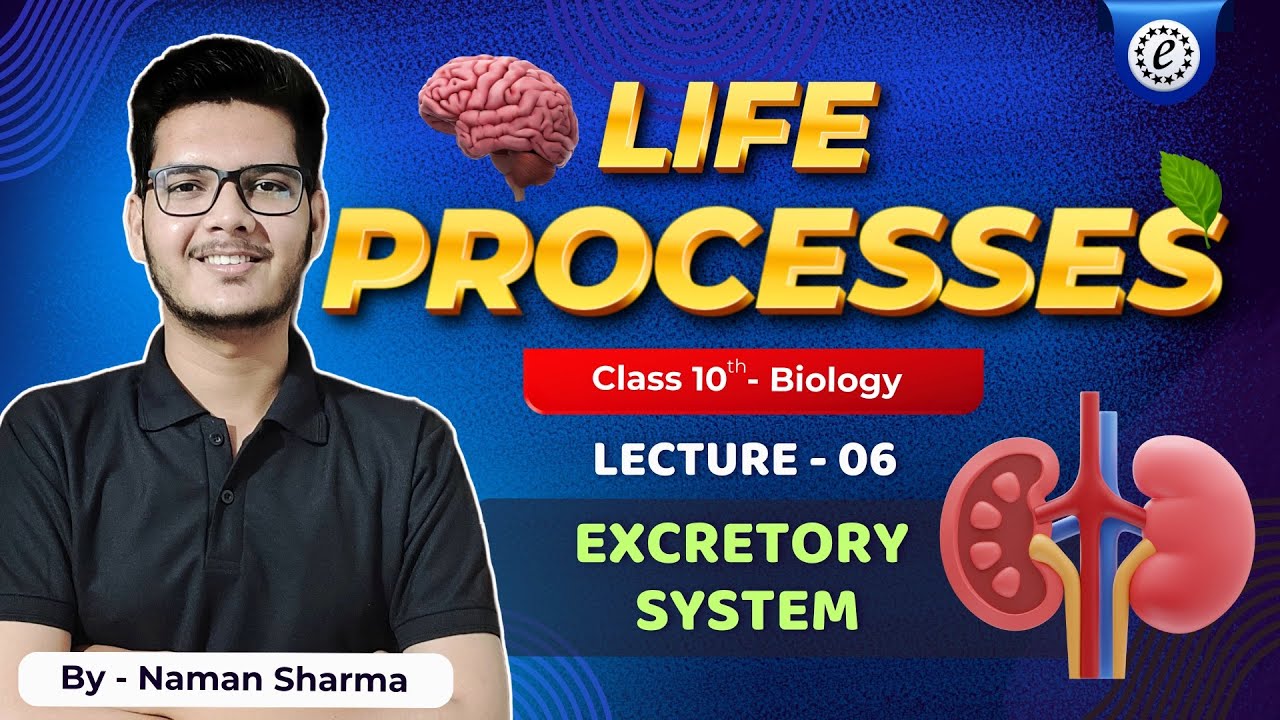 Life Processes Class 10 | Lec 06 - EXCRETION | CBSE GSEB | Excel ...