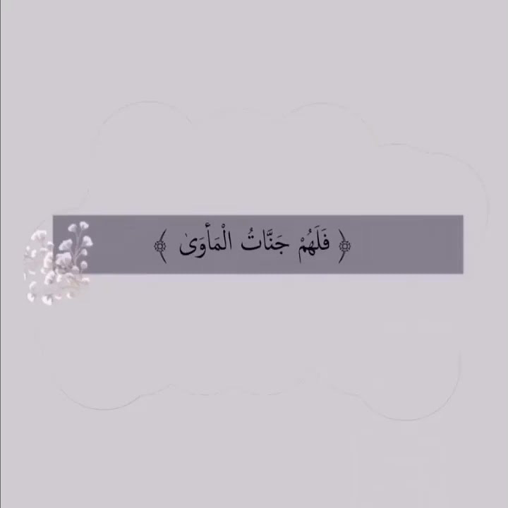 أَمَّا الَّذِينَ آمَنُوا وَعَمِلُوا الصَّالِحَاتِ فَلَهُمْ جَنَّاتُ