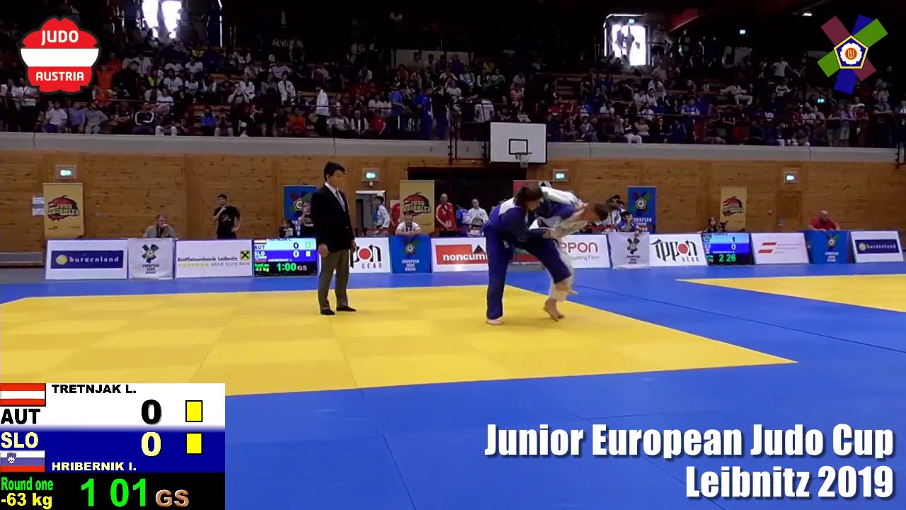TRETNJAK, Lisa (AUT) vs. HRIBERNIK, Ines (SLO); -63 kg First Round ...
