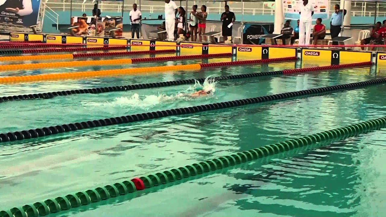 50 metros libres Femenino IX Invitacional Santo Domingo Master - YouTube