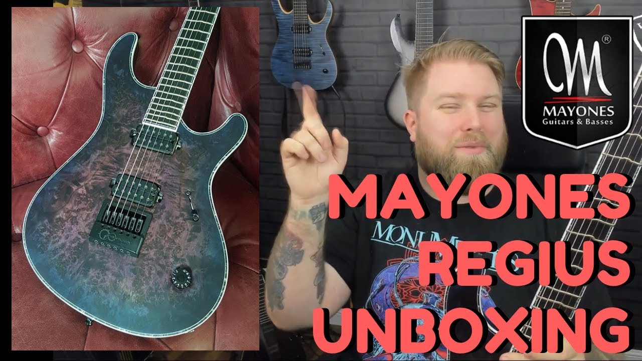 Custom-shop Mayones Regius 4Ever + True Temperament Frets Unboxing! New ...