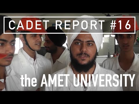 Cadet report #16: What’s a day at AMET University, India? - YouTube