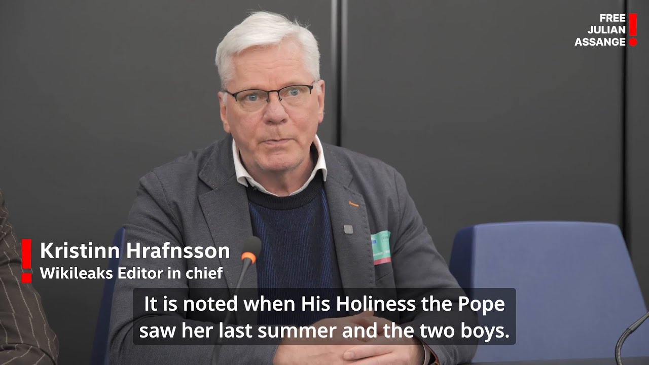 Kristinn Hrafnsson On The Persecution Of Assange - YouTube