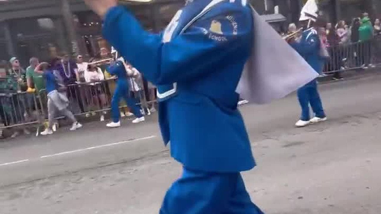 Gretna trumpet player with Cerebral Palsy goes viral while marching in ...