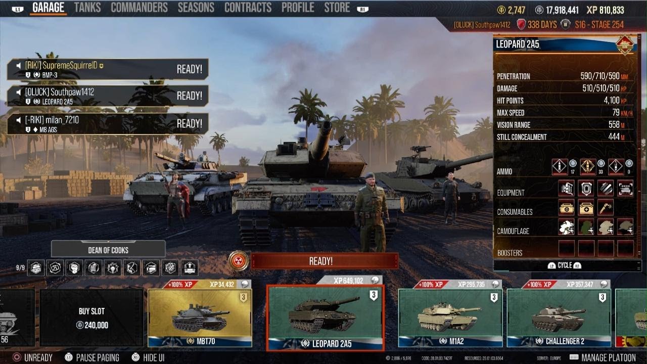 Leopard2A5 ACE TANKER on DezfuL #world_of_tanks_console #wot gameplay ...