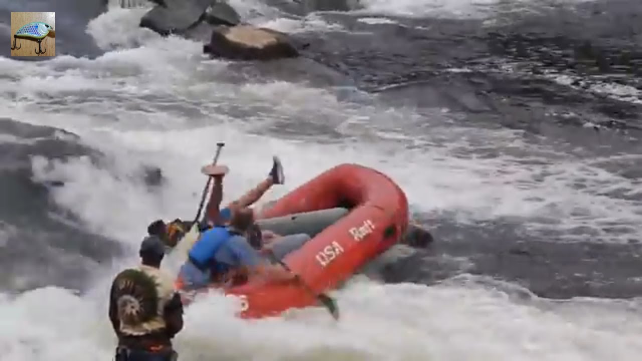 KID THROWN FROM RAFT, ROANOKE RIVER, NC. WELDON BOAT RAMP - YouTube
