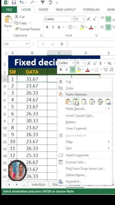fixed digits after decimal in excel using round function #shorts #excel #excelshorts - YouTube