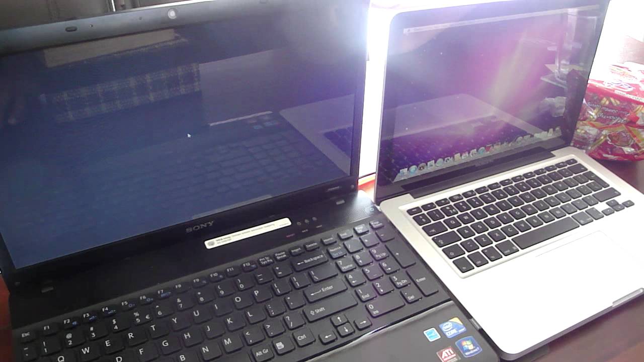 Macbook Pro 13" VS Sony Vaio 15" - YouTube