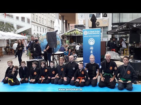 Genbukan Ninja i Samurai klinci prezentacija, Zagreb 2019「玄武館」