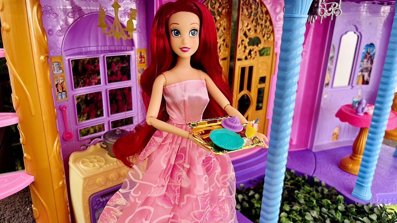 mermaid 🧜‍♀️ aria the princess 👸 ariel morning routine vlog for kids # ...