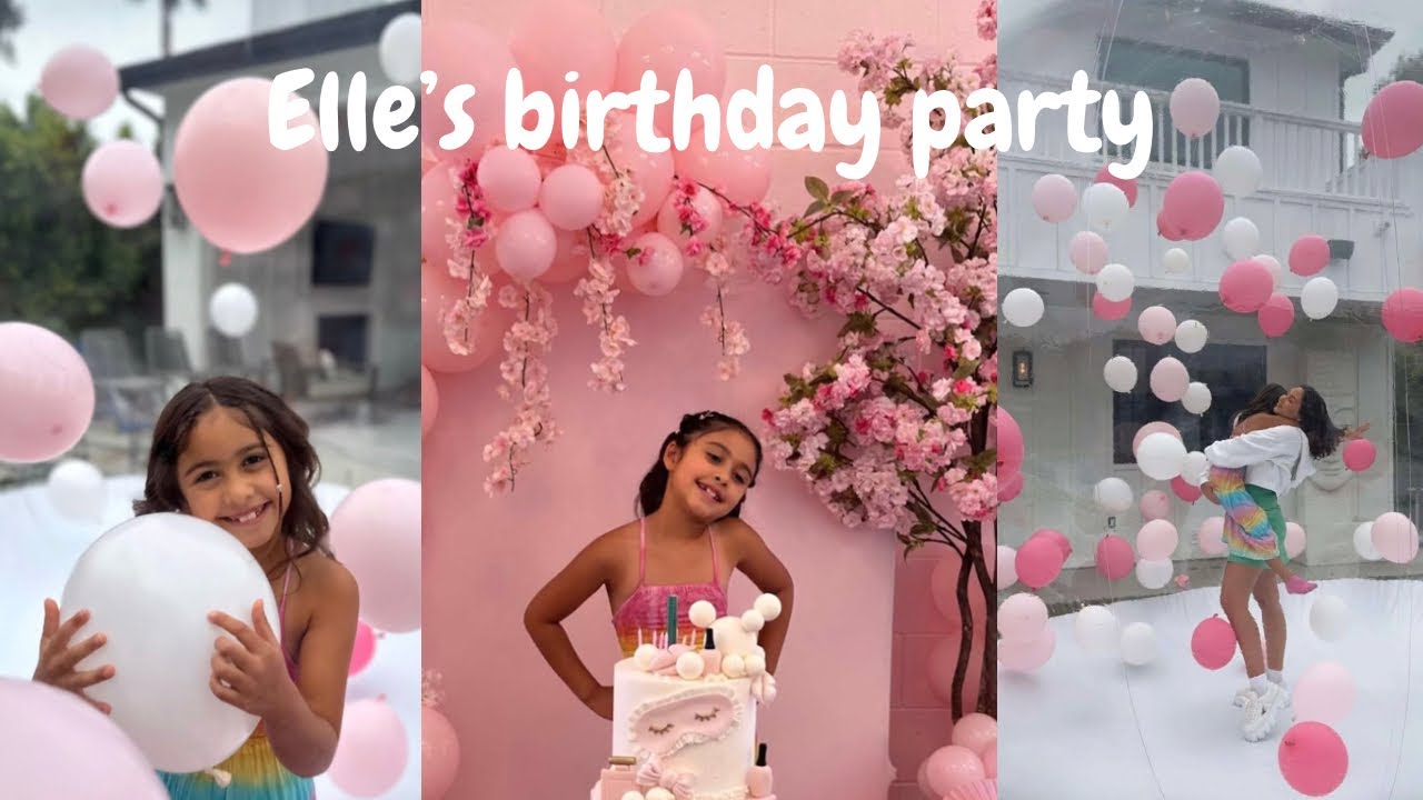 Celebrating ELLE’s 7th birthday + opening birthday presents - YouTube