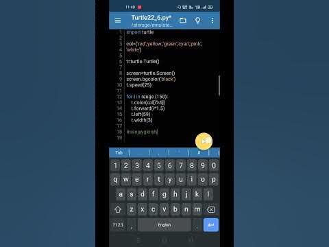 Recursive Design Program in Python Turtle library. #SanjayGkrish - YouTube