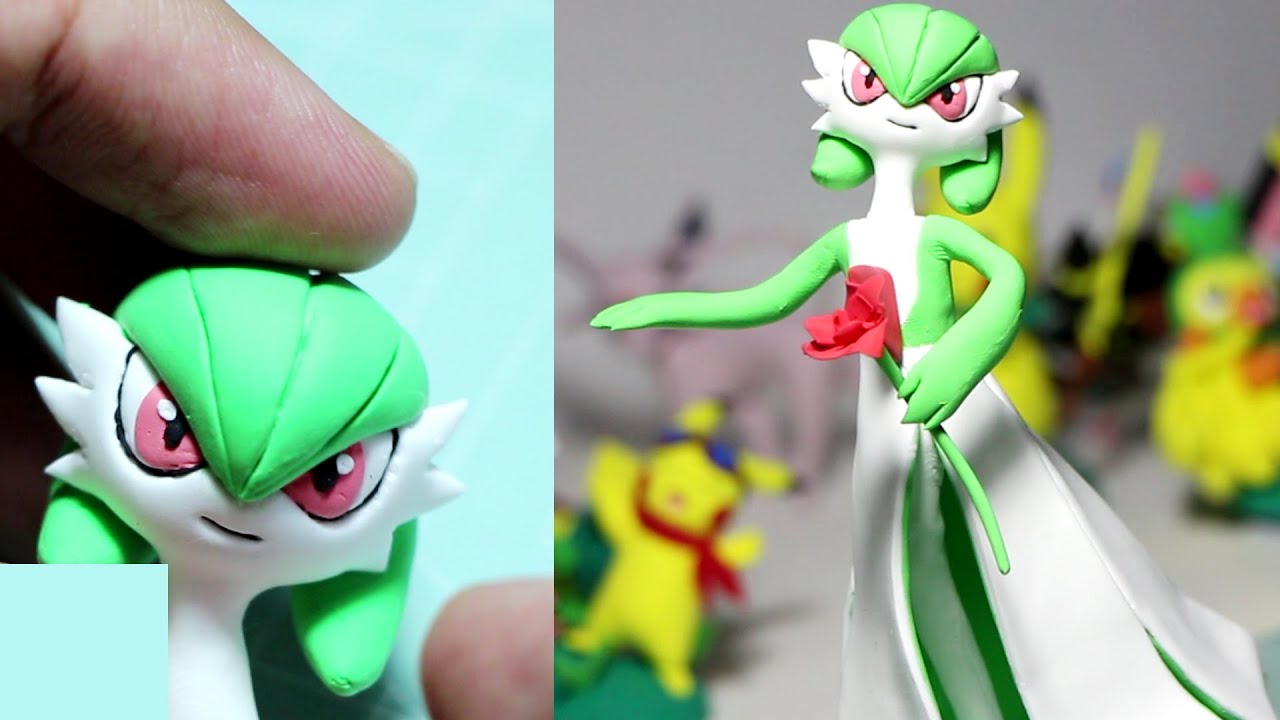 Pokémon Clay Art - Gardevoir - YouTube