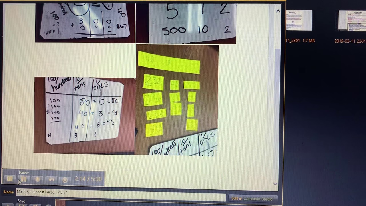 Math Lesson 1 Screencast - YouTube