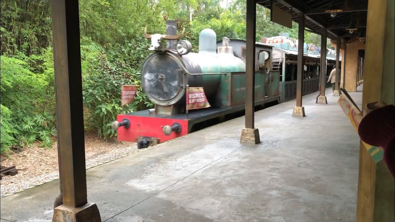 Disney's Animal Kingdom - The Wildlife Express Train Arriving at ...