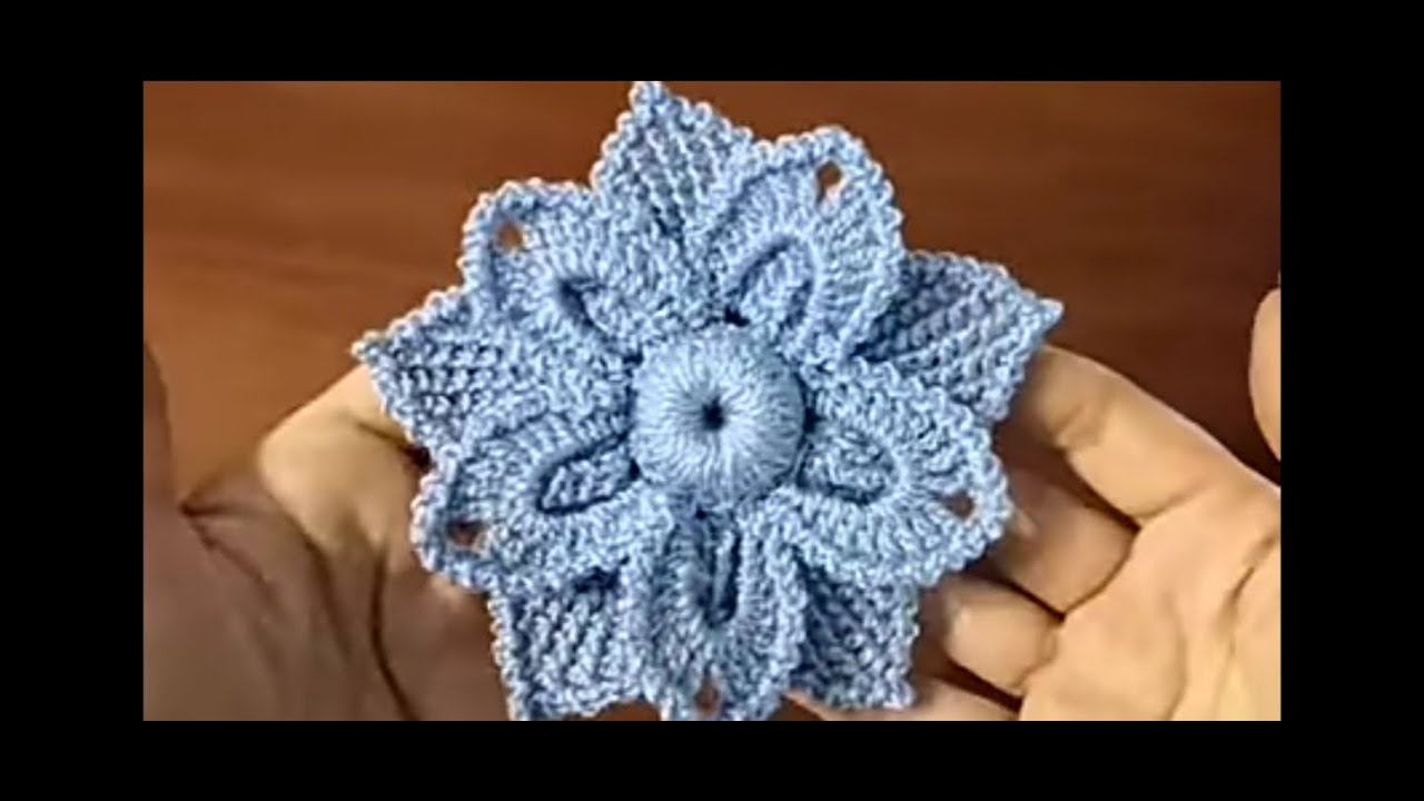 AMAZING//Tutorial membuat bunga rajut cantik yang menakjubkan PART 2 ...