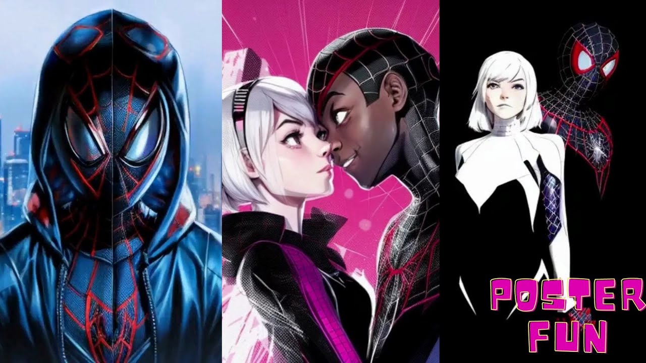 Posters Animation - Miles Morales - Spider-Man - YouTube