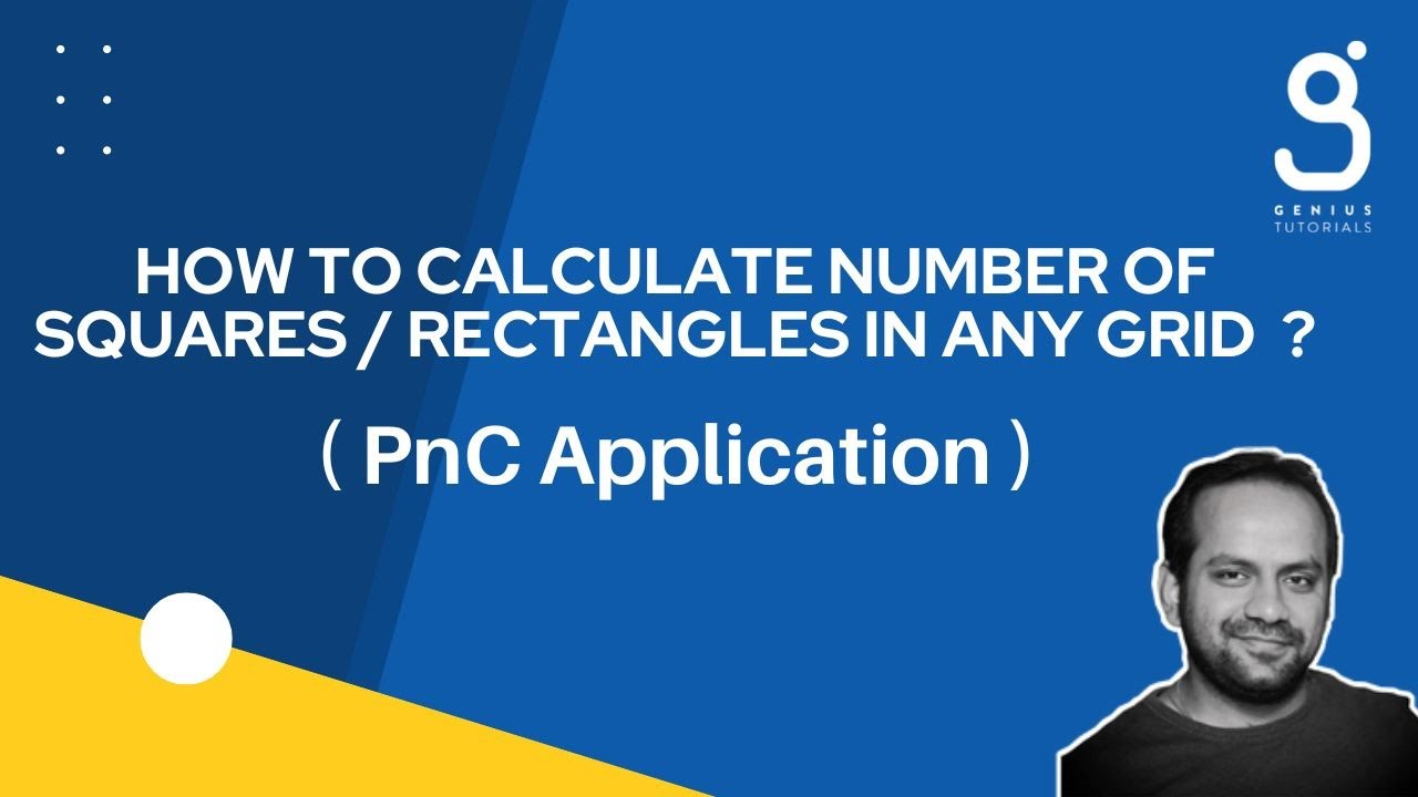 How to Calculate number of Squares & Rectangles in any Grid ? #pnc # ...