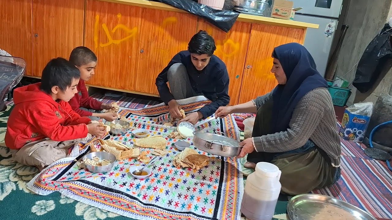 Morning Routine in Village Life: Caring for Goats, Having Breakfast ...