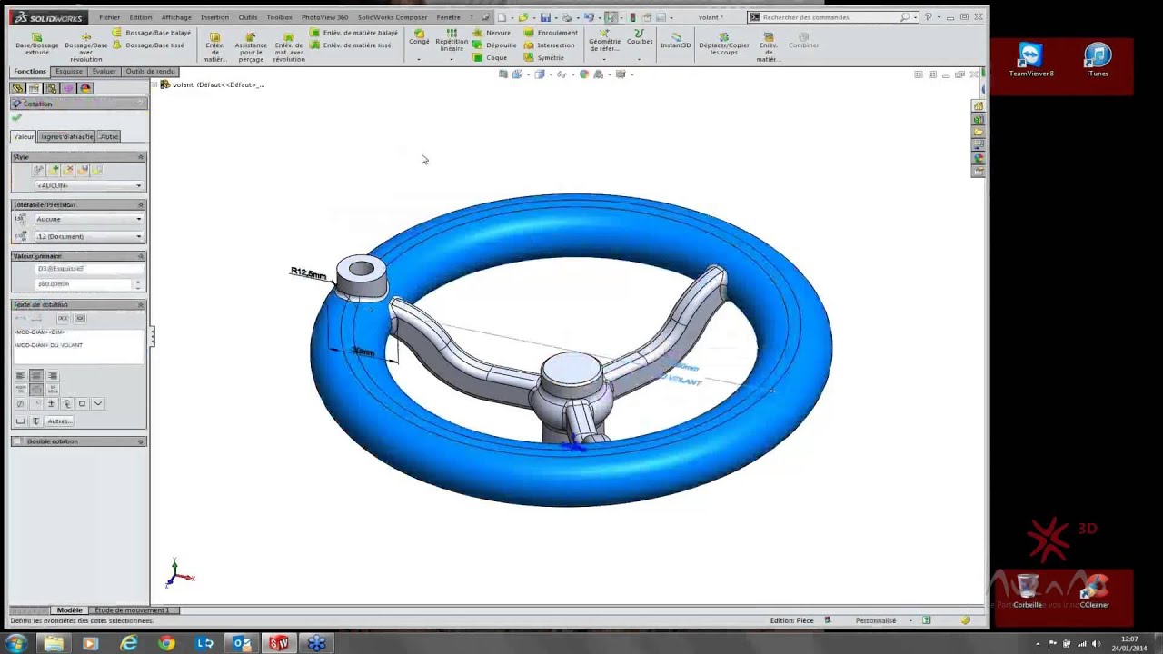 SolidWorks - L'arbre de création - YouTube