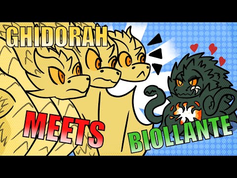 Godzilla KOTM | King Ghidorah Meets Biollante (Godzilla Comic Dub)