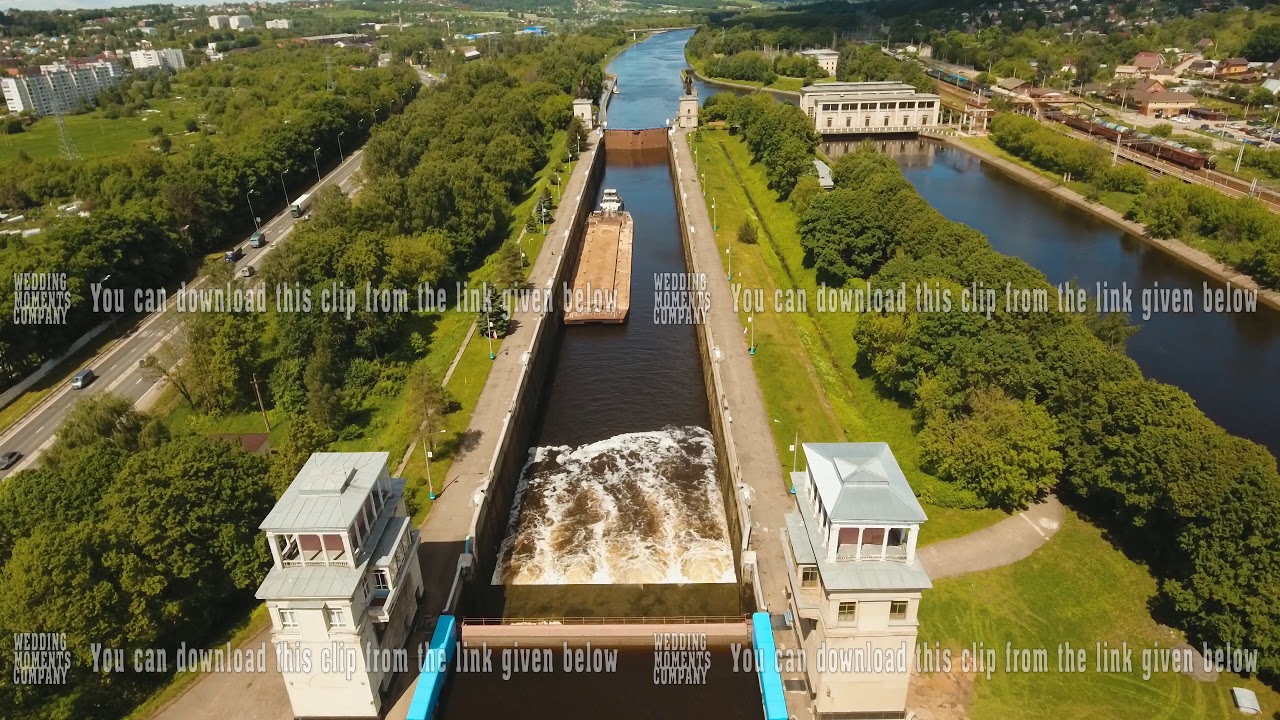 Gateway on the river. Sluice Gates. - YouTube