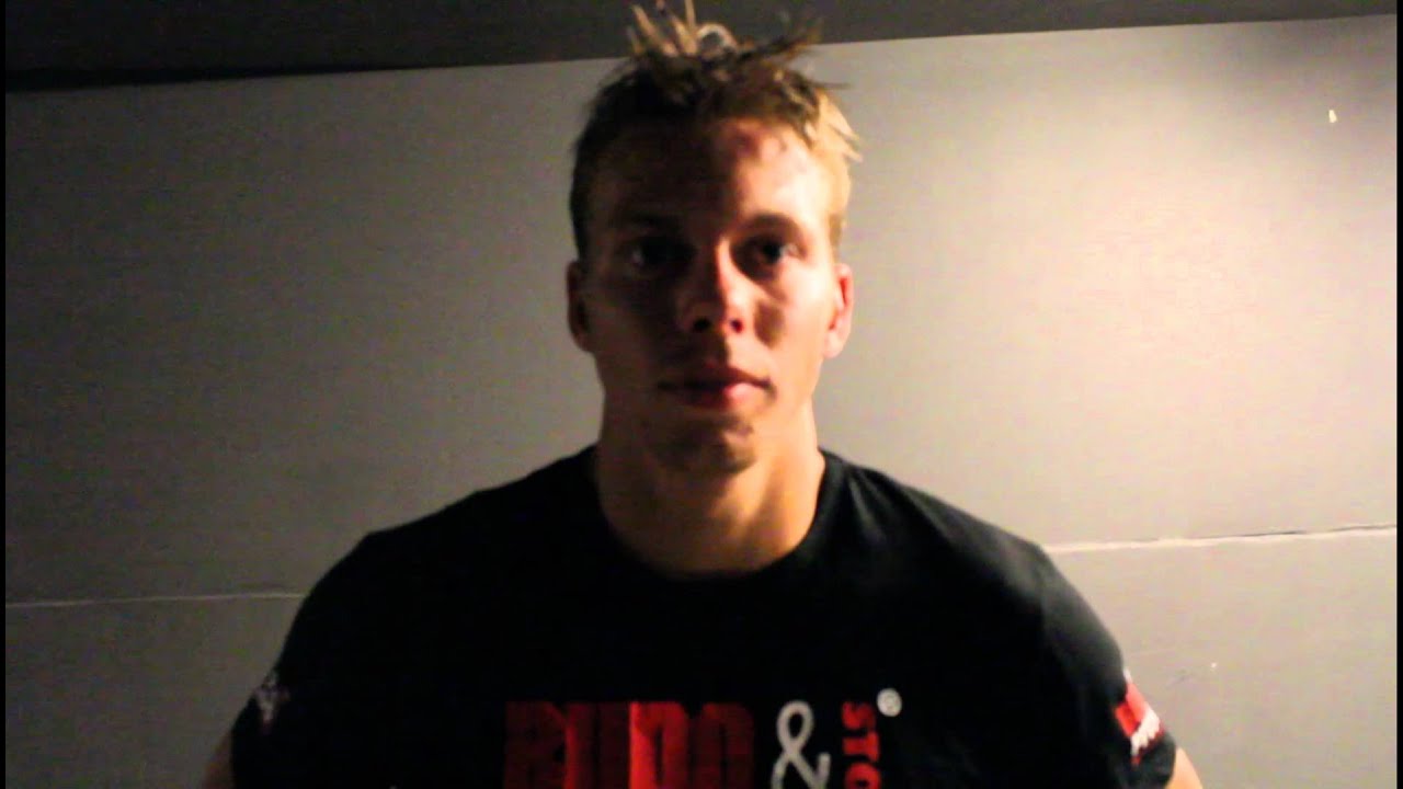 Nils Widlund post fight interview after his split decision loss to Matt ...