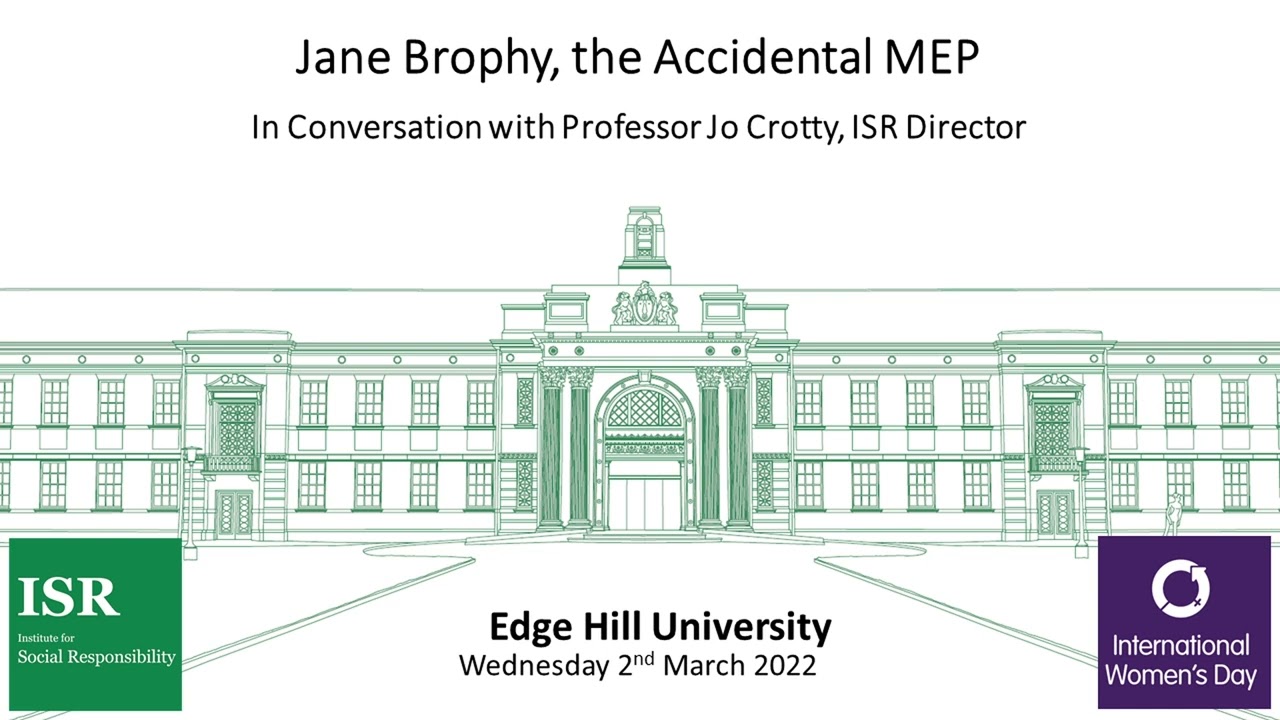 ISR: Jane Brophy, the Accidental MEP - - Celebrating Accidental ...