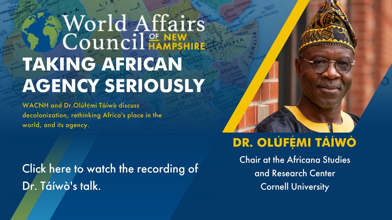 Taking African Agency Seriously - YouTube