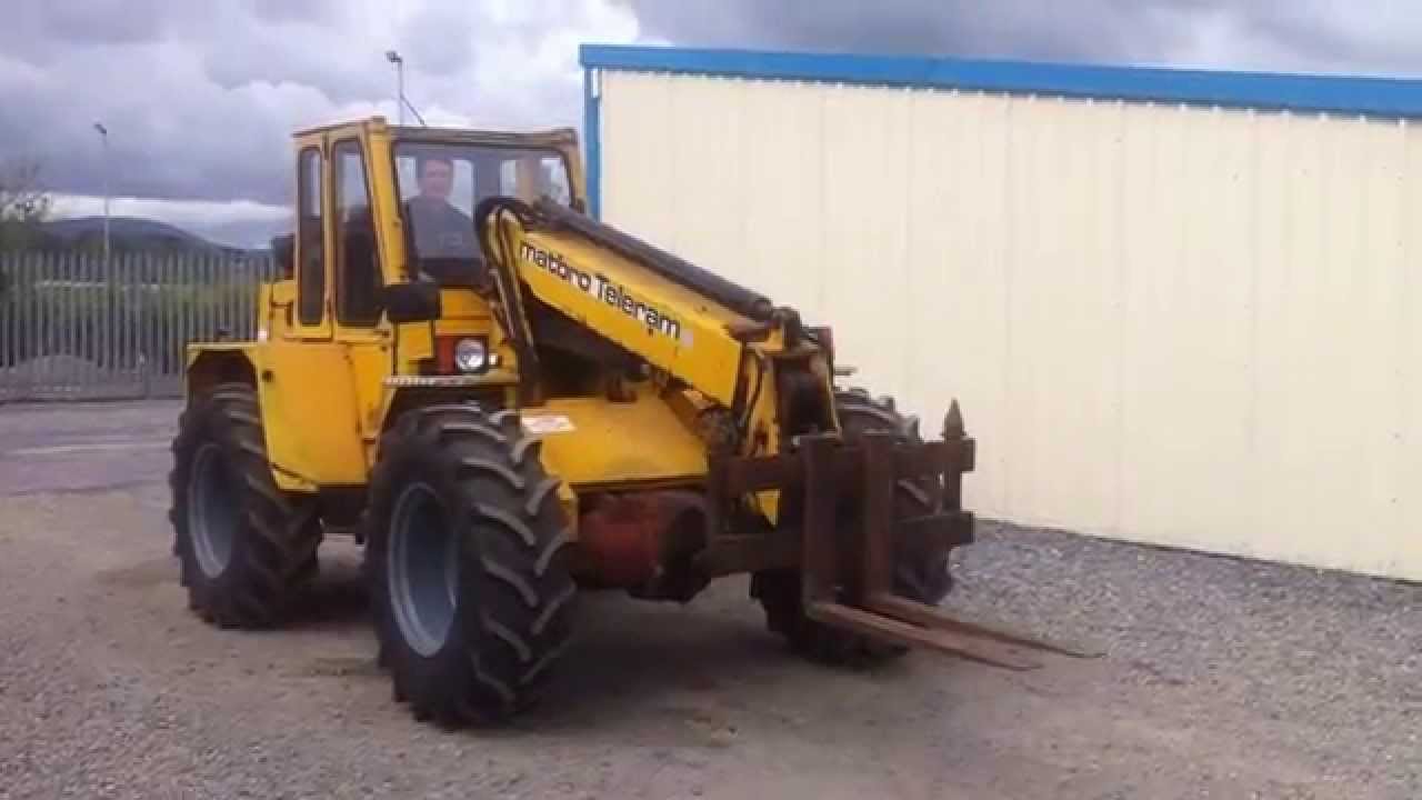 MATBRO TELERAM 4WD 40D ARTICULATED TELESCOPIC FARM HANDLER - YouTube