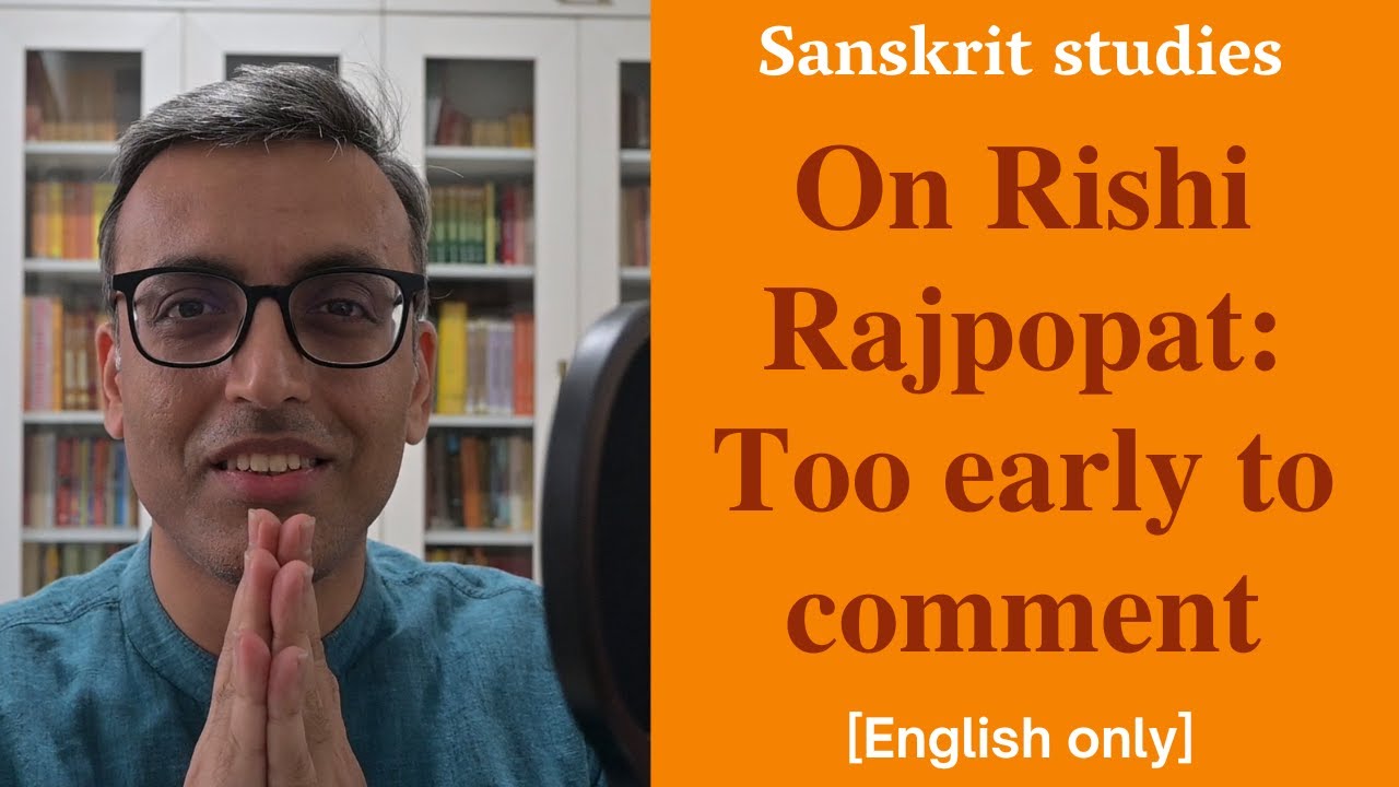 On Rishi Rajpopat’s claims: It is too early to comment or judge, wait ...