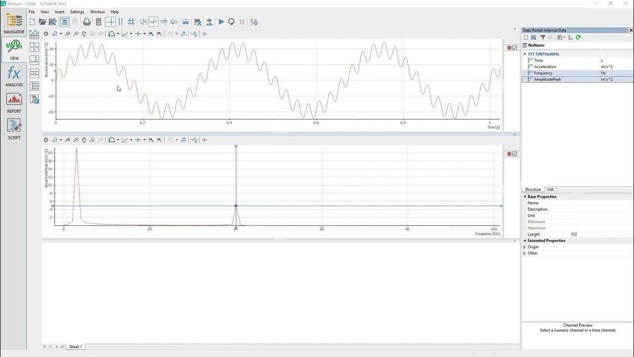 NI DIAdem tutorial #41 - ANALYSIS FFT - YouTube